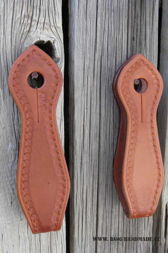 Bang Hand Made | Slobber-straps 18cm KLASIK ZDOBENÉ OKRAJE | Kožené ...